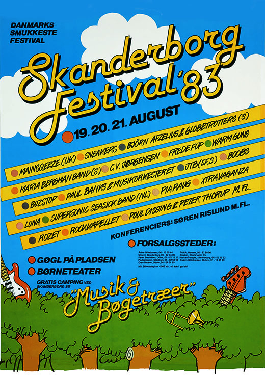 Smukfest plakater gennem tiden