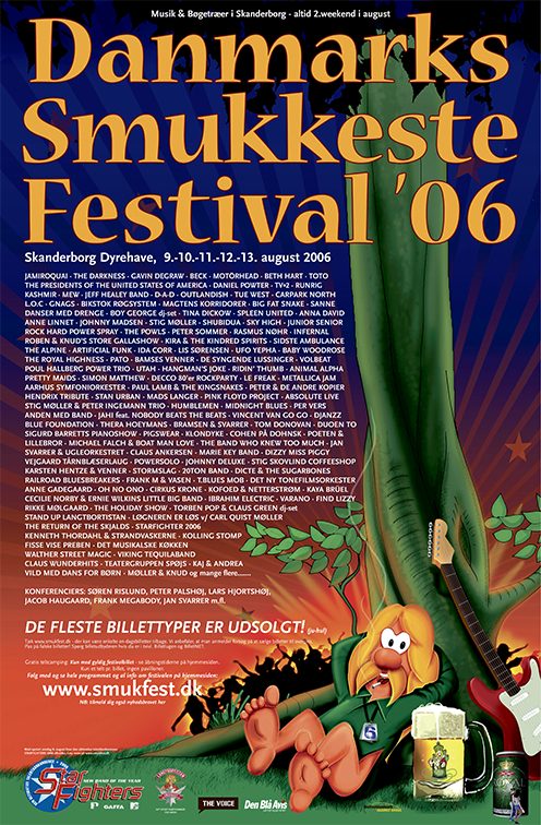 Smukfest plakater gennem tiden