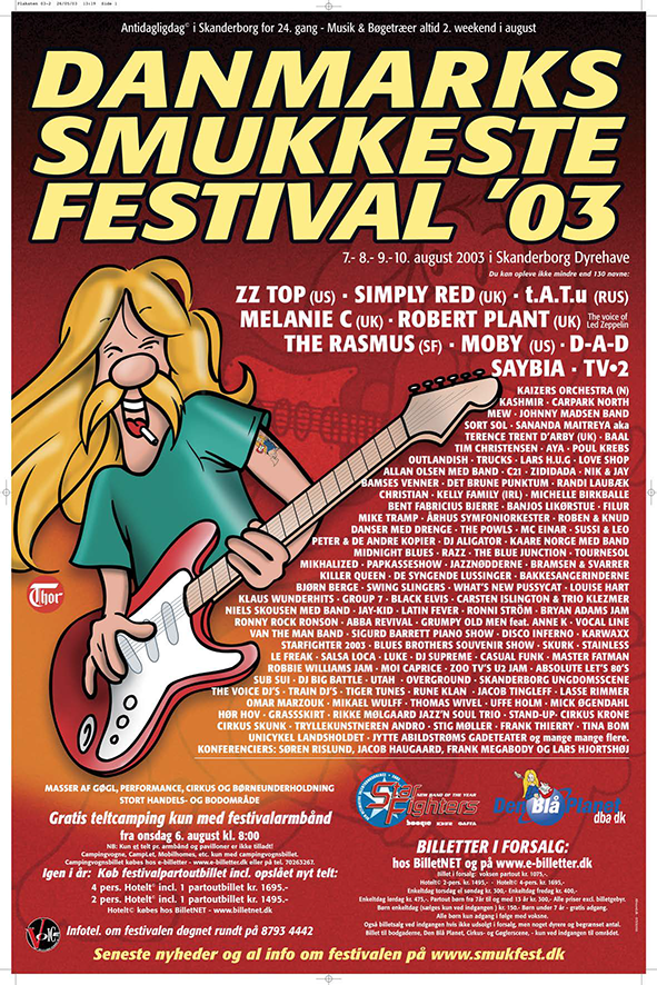 Smukfest plakater gennem tiden