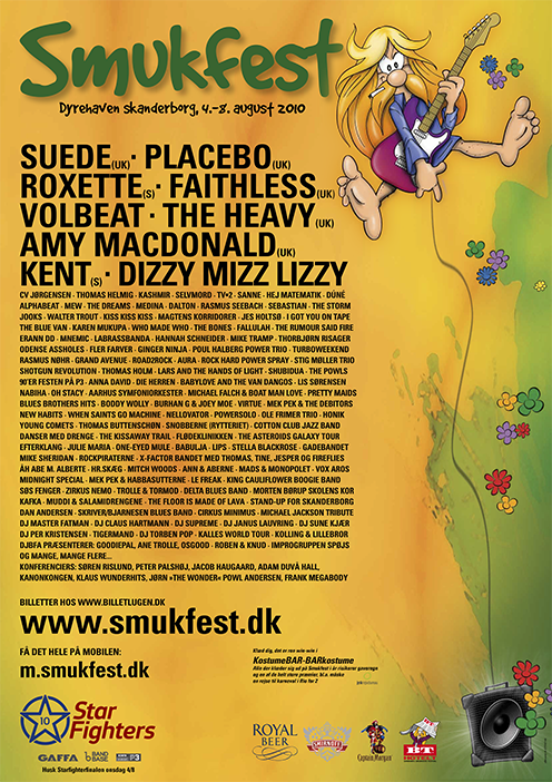 Smukfest plakater gennem tiden