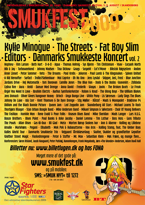 Smukfest plakater gennem tiden