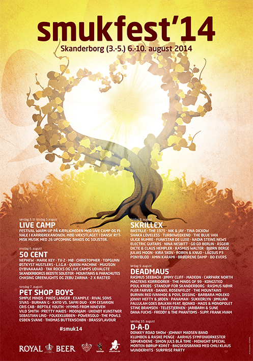 Smukfest plakater gennem tiden