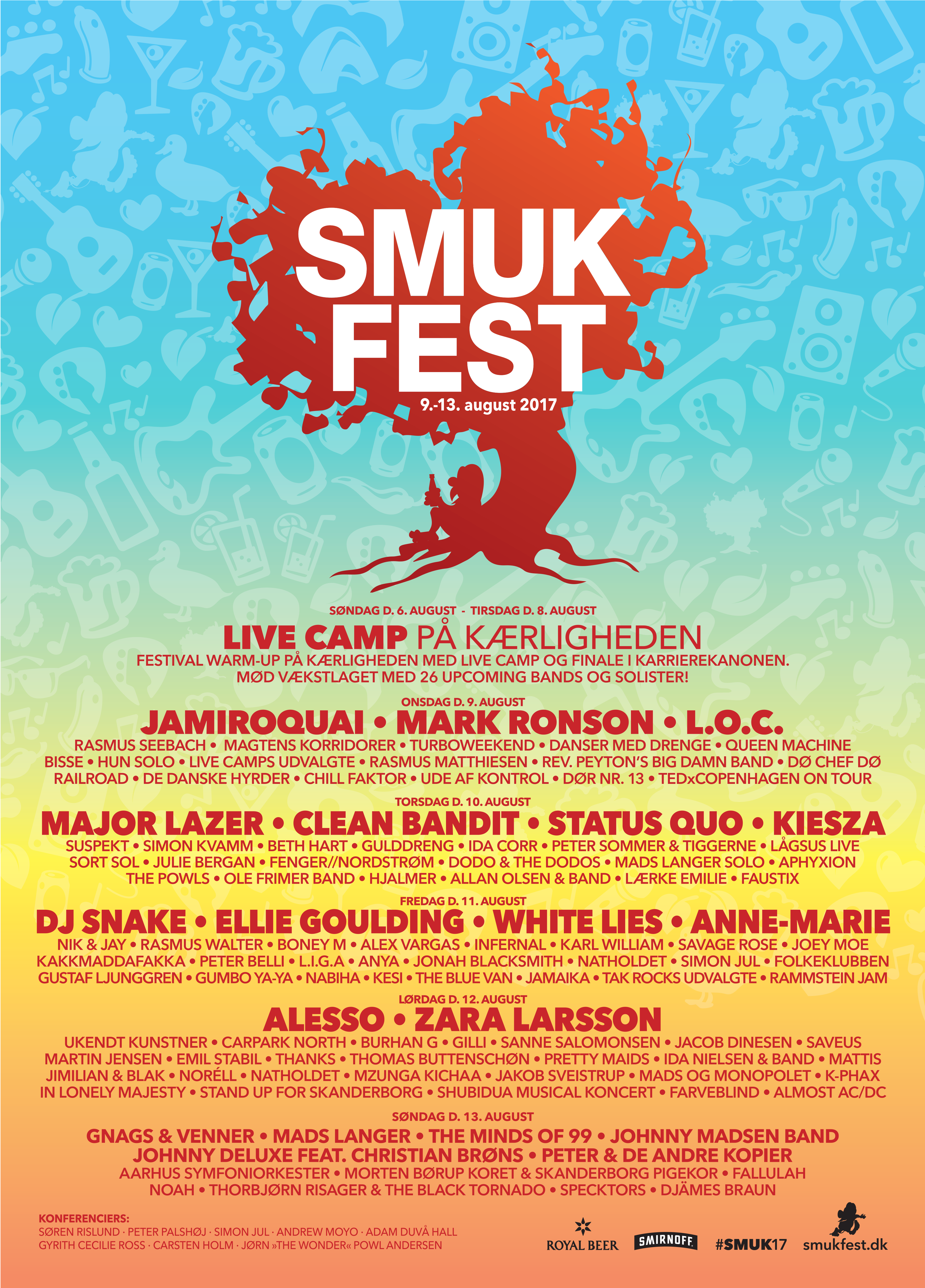 Smukfest plakater gennem tiden