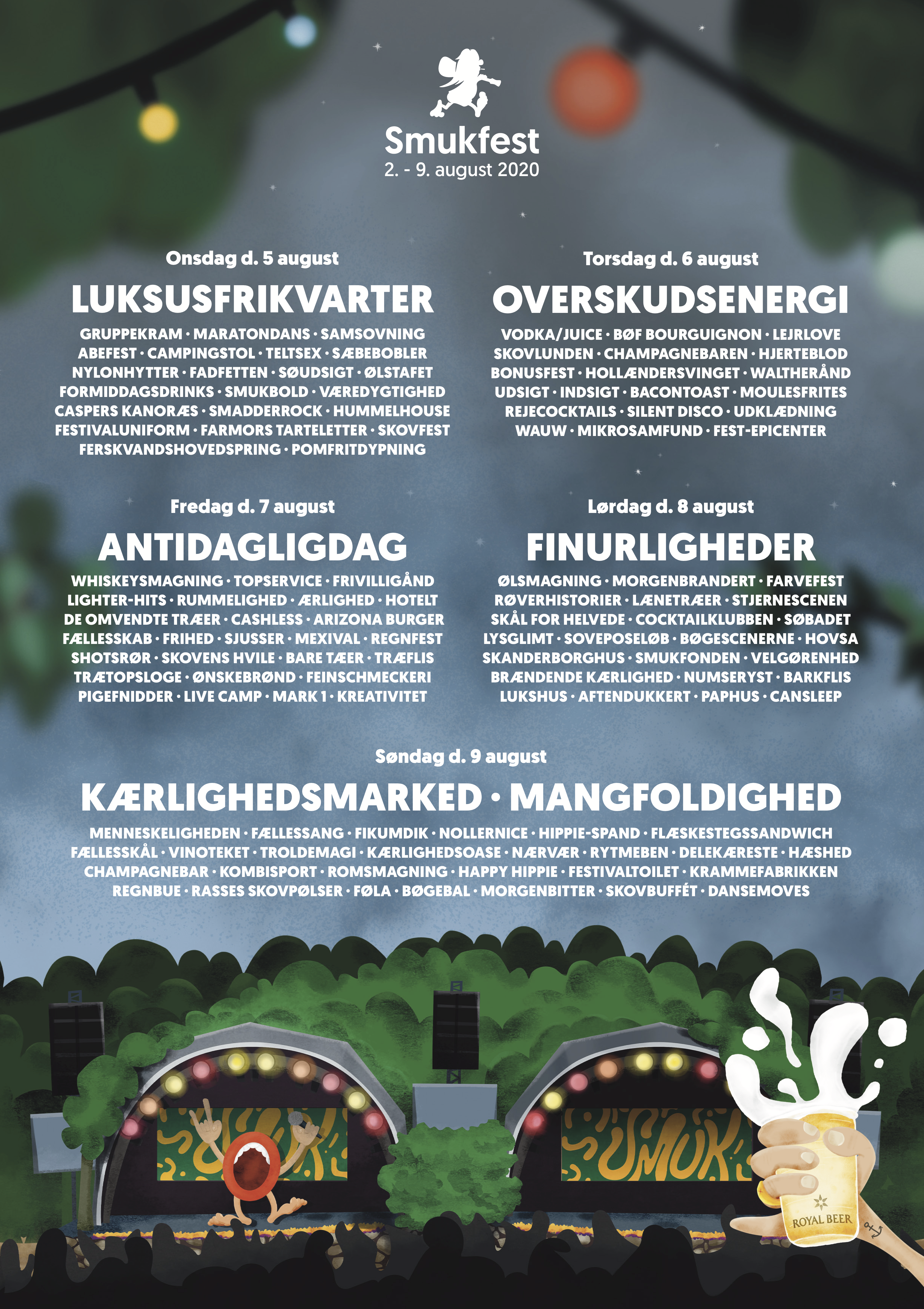 Smukfest plakater gennem tiden